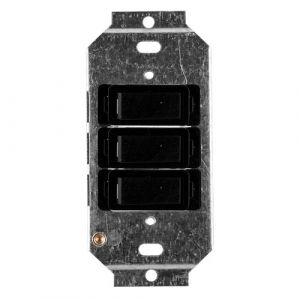 Glo Lighting | Crabtree 2575/008 Classic 3 Lever 1x1 + 2x2 Way Switch ...