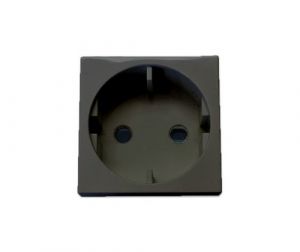 Glo Lighting | Onesto Matrix BK-MXM-S001S 16A Single Unswitched Socket ...