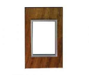 Glo Lighting | Onesto Matrix WT-MXG-2003 4 x 2 3 Lever Yoke Wood And ...