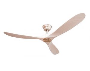 Glo Lighting | Timber Fans Sirocco Whitewash With Brushed Steel Ceiling ...